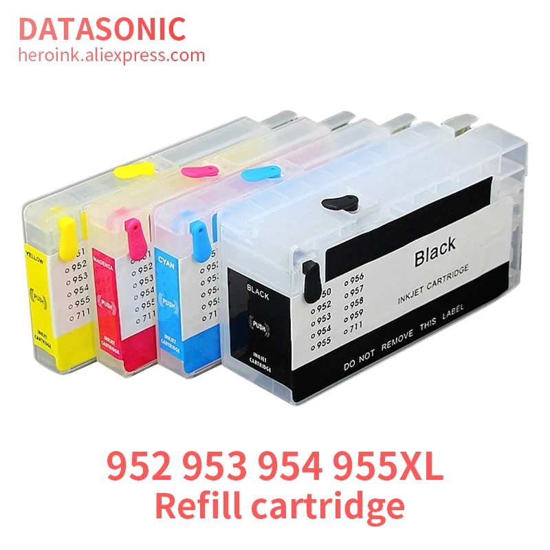 For HP 952 953 954 955 XL refillable ink cartridge ARC CHIP For HP ...