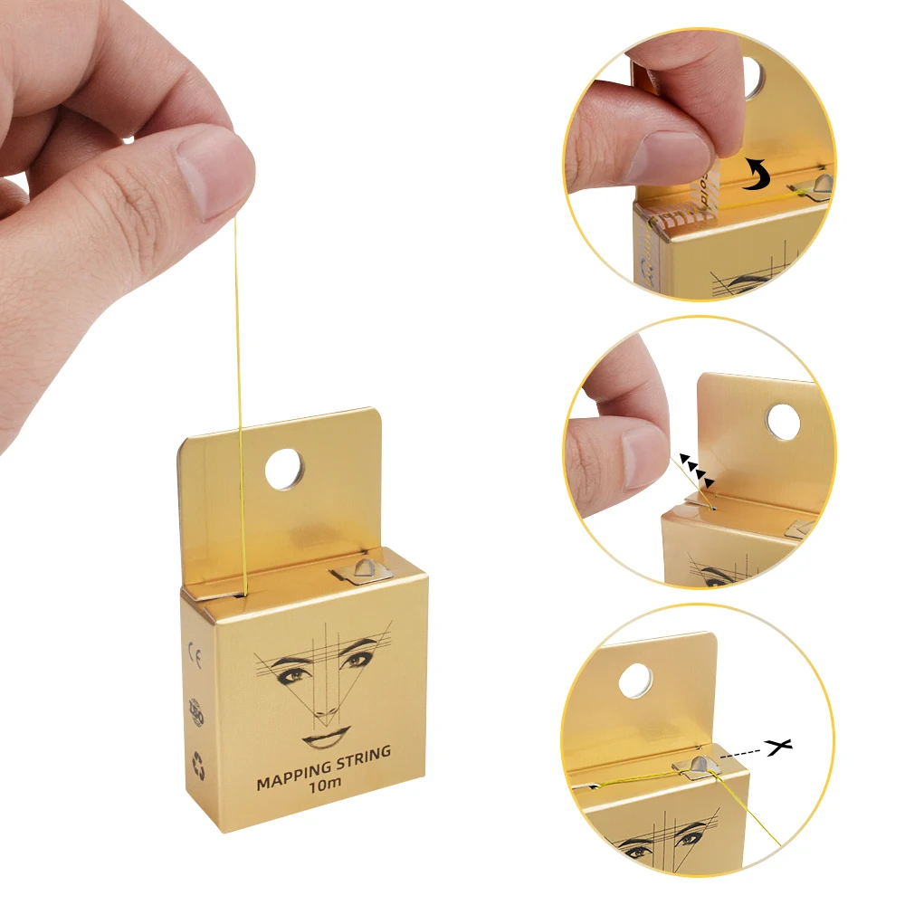 10Meter-Gold-Microblading-Mapping-Pre-Ink-String-for-Makeup-Eyebrow ...