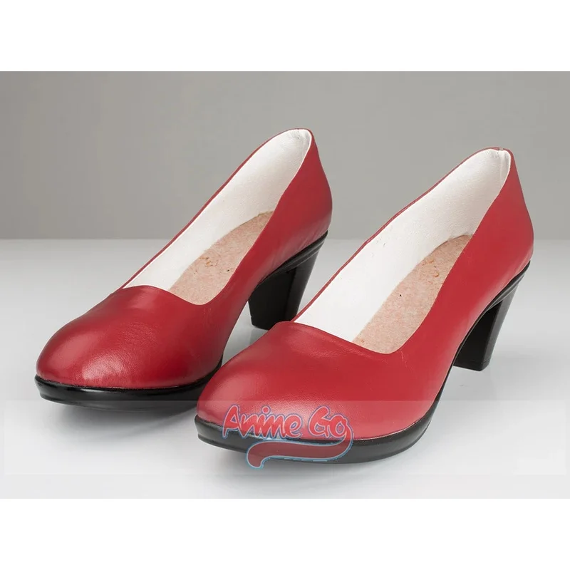 Anime-Sailor-Mars-Hino-Rei-Cosplay-Shoes-Women-Red-High-Heels-Halloween ...