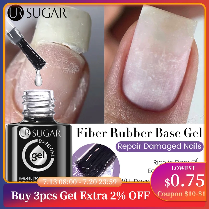 UR-SUGAR-7ML-Fiber-Rubber-Base-Gel-for-Broken-Nail-Repaired-Fiberglass ...