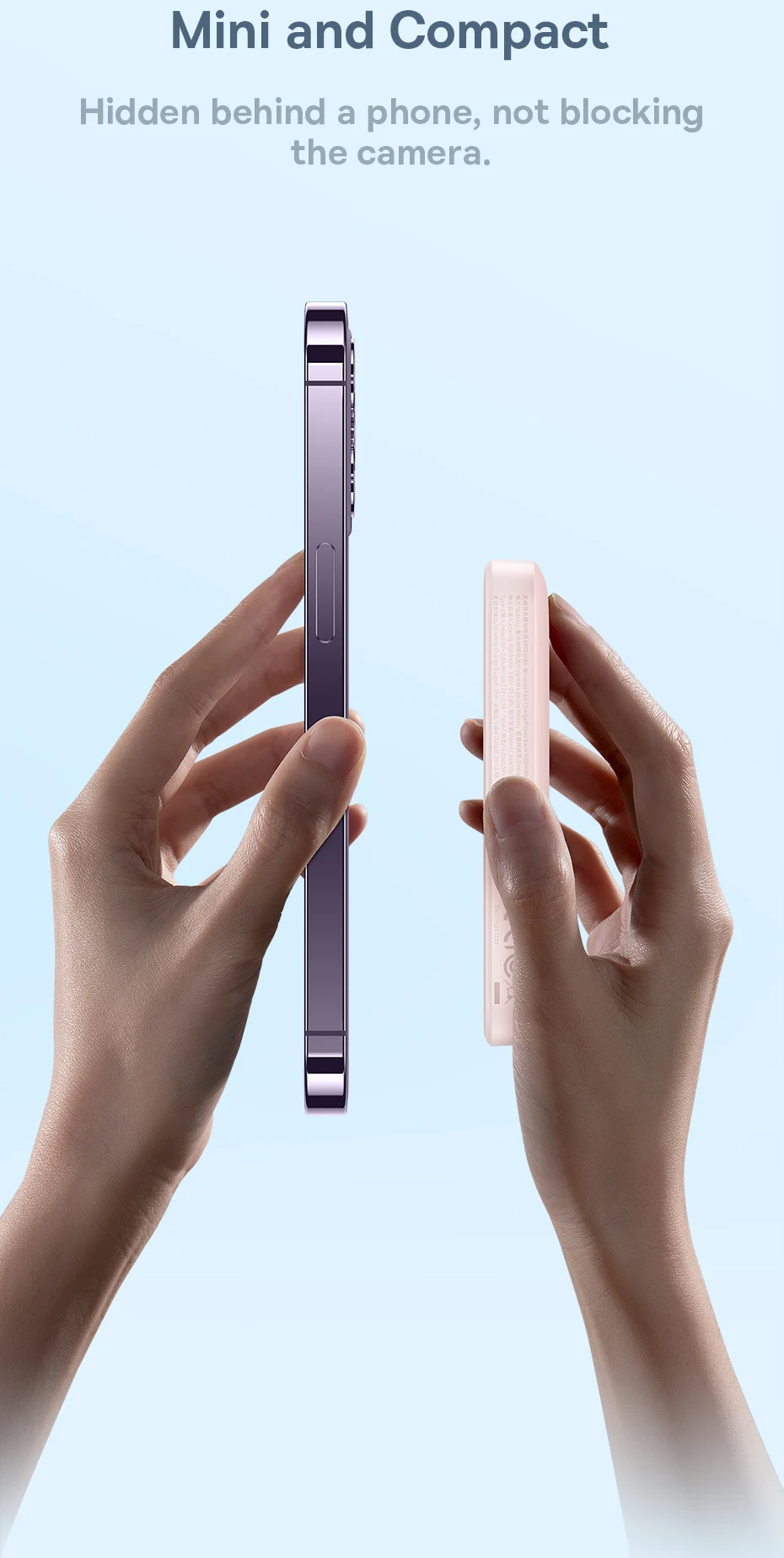 Baseus Magnetic Mini 30W 10000mAh Wireless Fast Charge Power Bank with ...