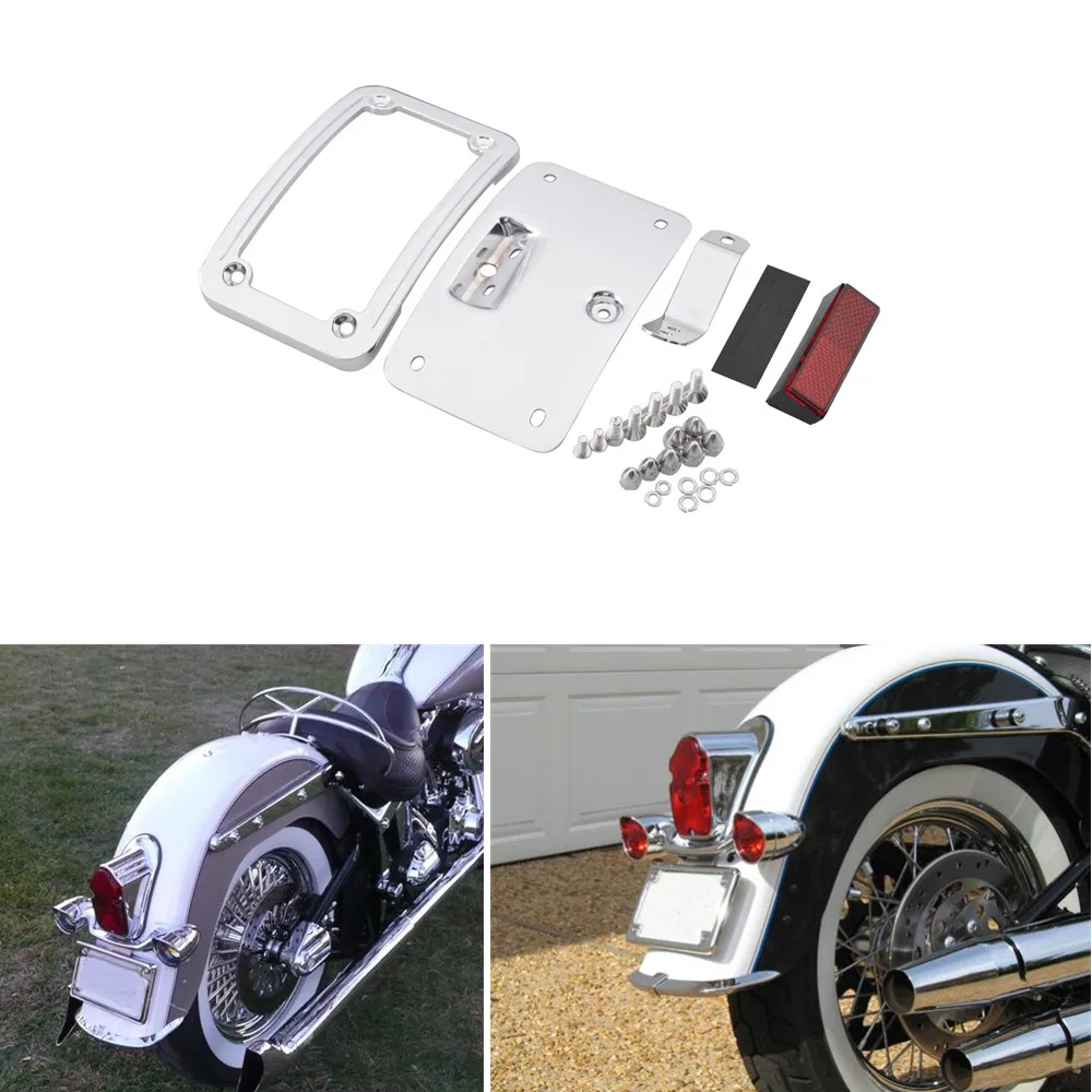 Motorcycle-Rear-Number-License-Bracket-Moto-License-Plate-Frame-Mount ...