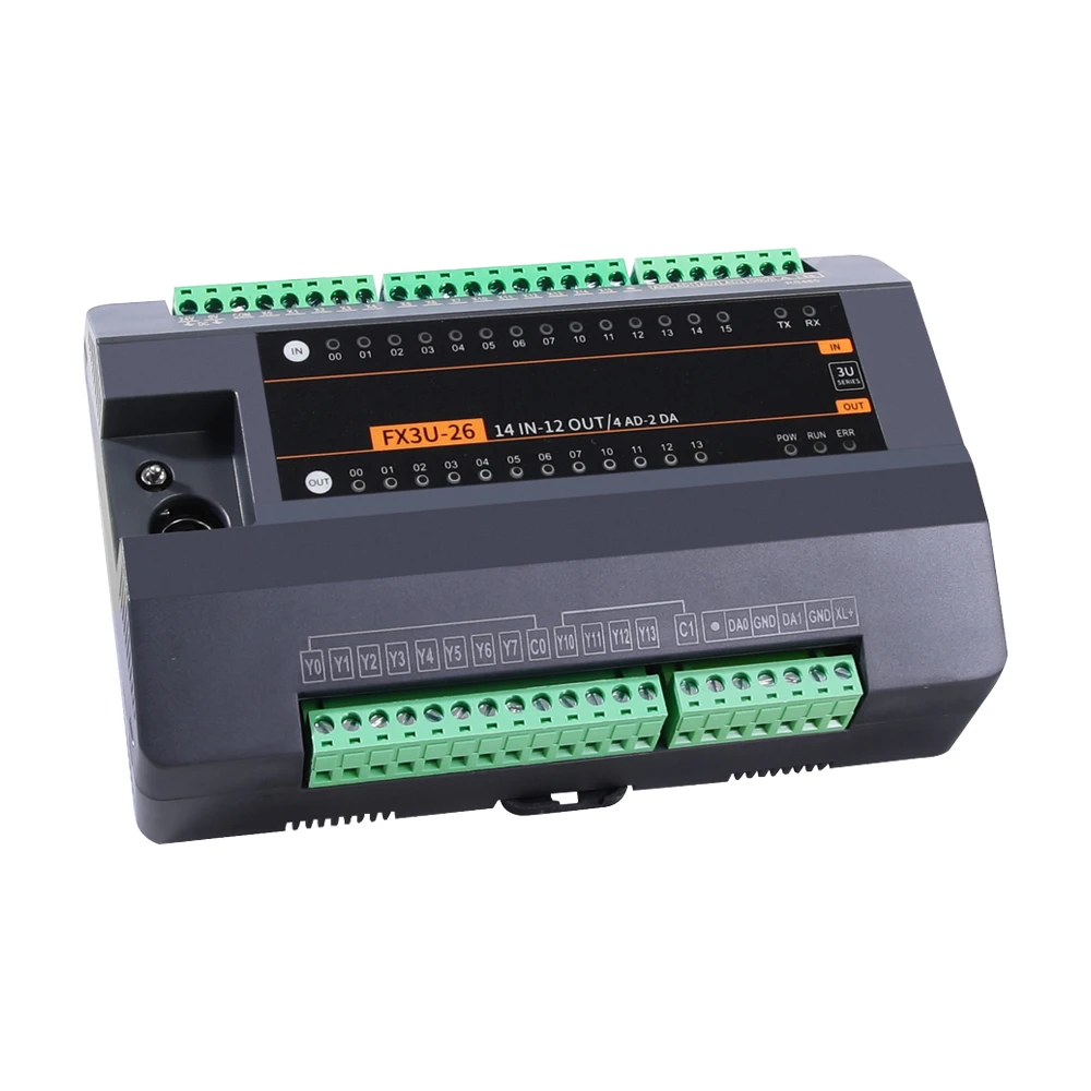 50pcs Easycon FX3U 26MR/MT Switching PLC Programmable Logic Controller FX3U Electrical RS422 ...