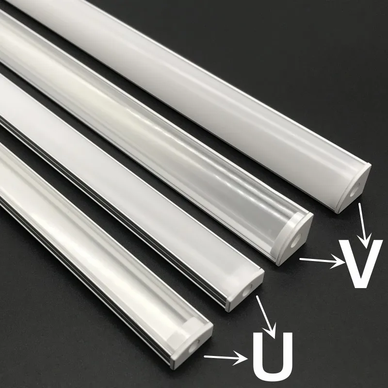 1 30 Stks/partij 50Cm Perfil Aluminio Led Hoek Aluminium Profiel Kanaal ...