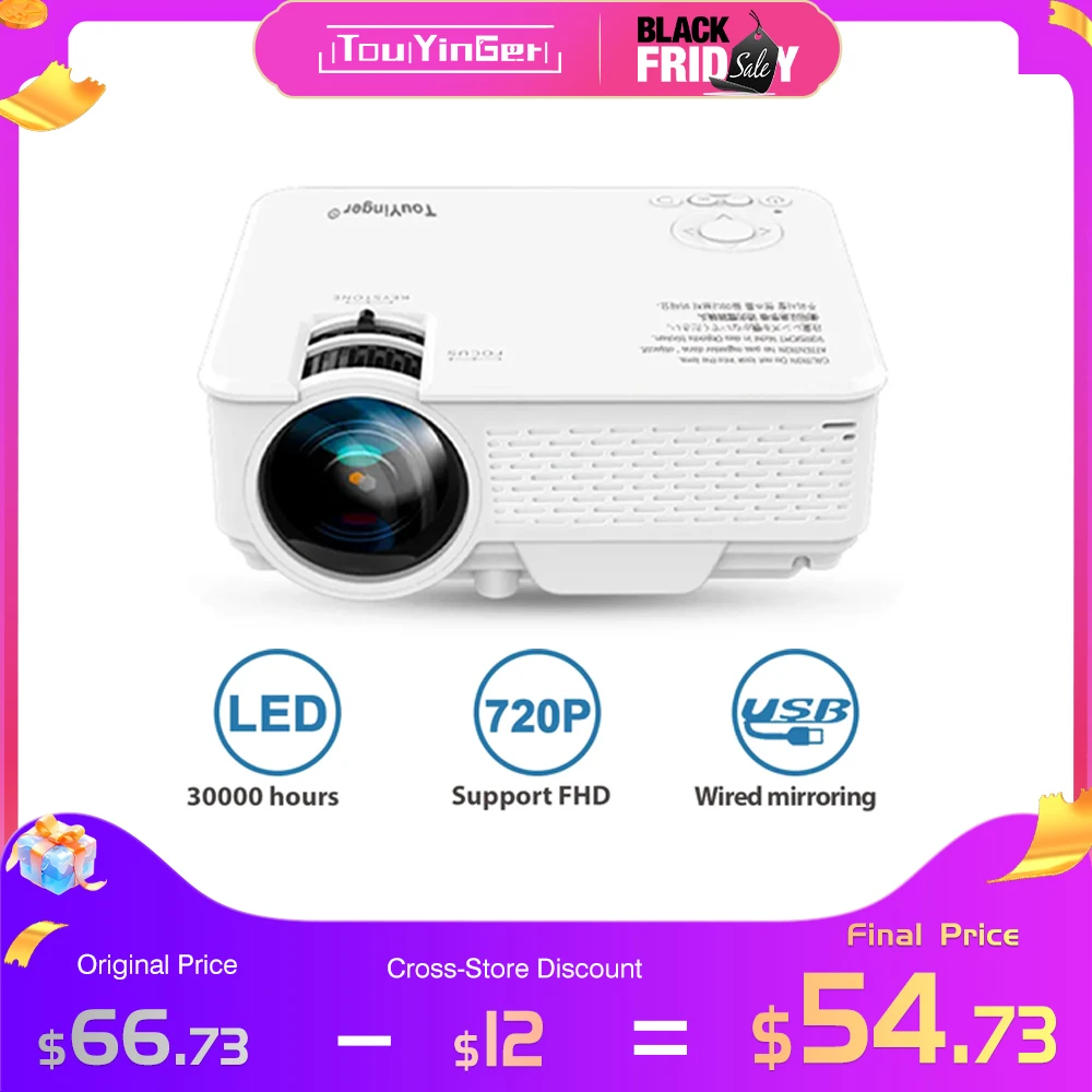 TouYinger-Mini-LED-projector-M4-Plus-720P-support-Full-HD-video-beamer ...