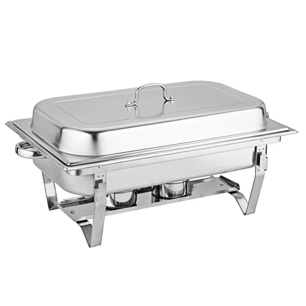 3 Grid Chafing Dish Food Warmer Stainless Steel Holding Container ...