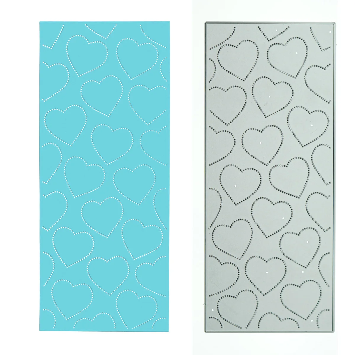 Large-Rectangular-Metal-Cutting-Dies-Heart-Embossing-Scrapbooking-Craft ...