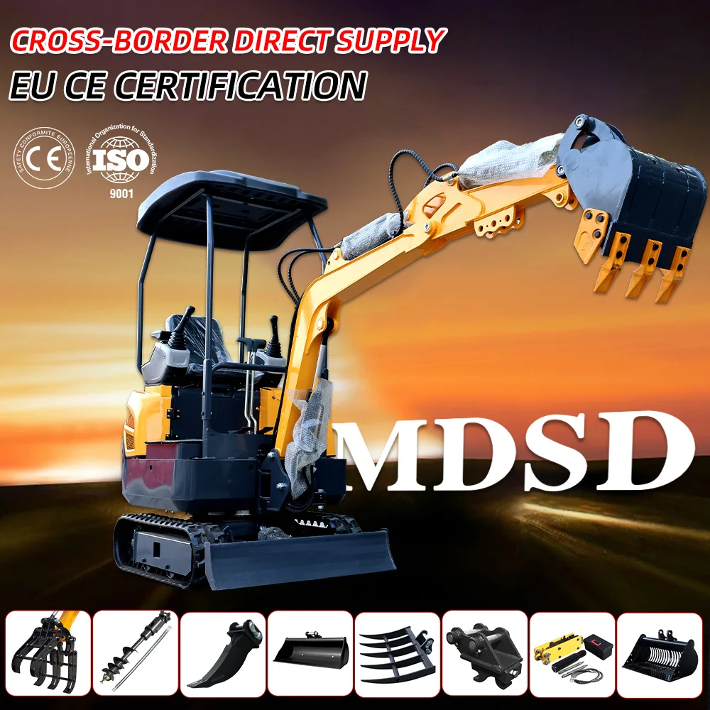 Pasture Orchard Use Mini Excavator With Attachments Small Hydraulic ...