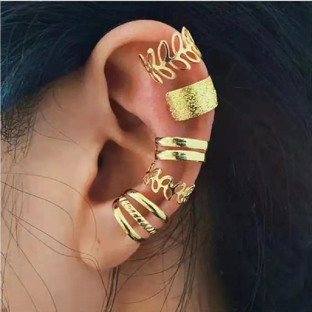 5pcs-Gold-Ear-Bone-Clip-Women-Fashion-Trend-Wind-Personalized-Gold ...