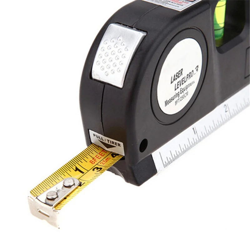 Multipurpose Laser Ruler Laser Level and Spirit Level Metric Ruler ...