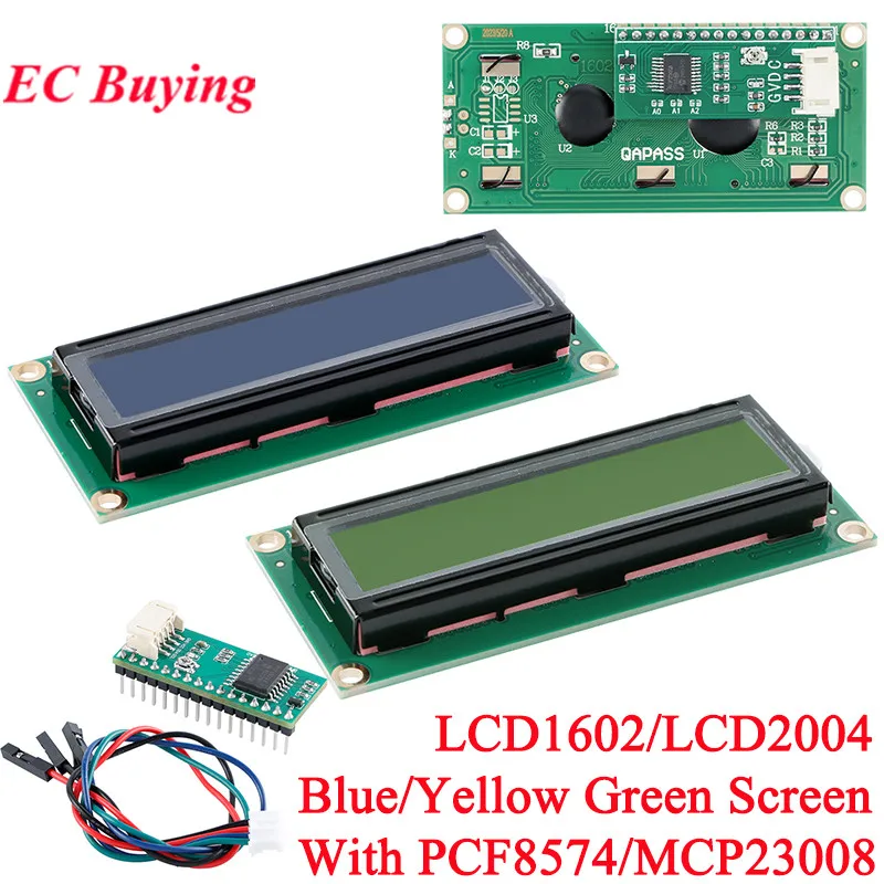 LCD1602-1602-LCD2004-2004A-LCD-Module-Blue-Yellow-Green-Screen-16x2-20x4-Character-Display ...