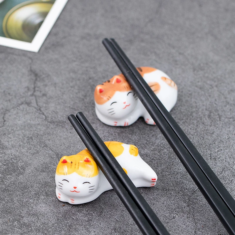 1pc-Lucky-Cat-Ceramic-Chopsticks-Rest-Lucky-Cat-Chopsticks-Holder-Racks ...