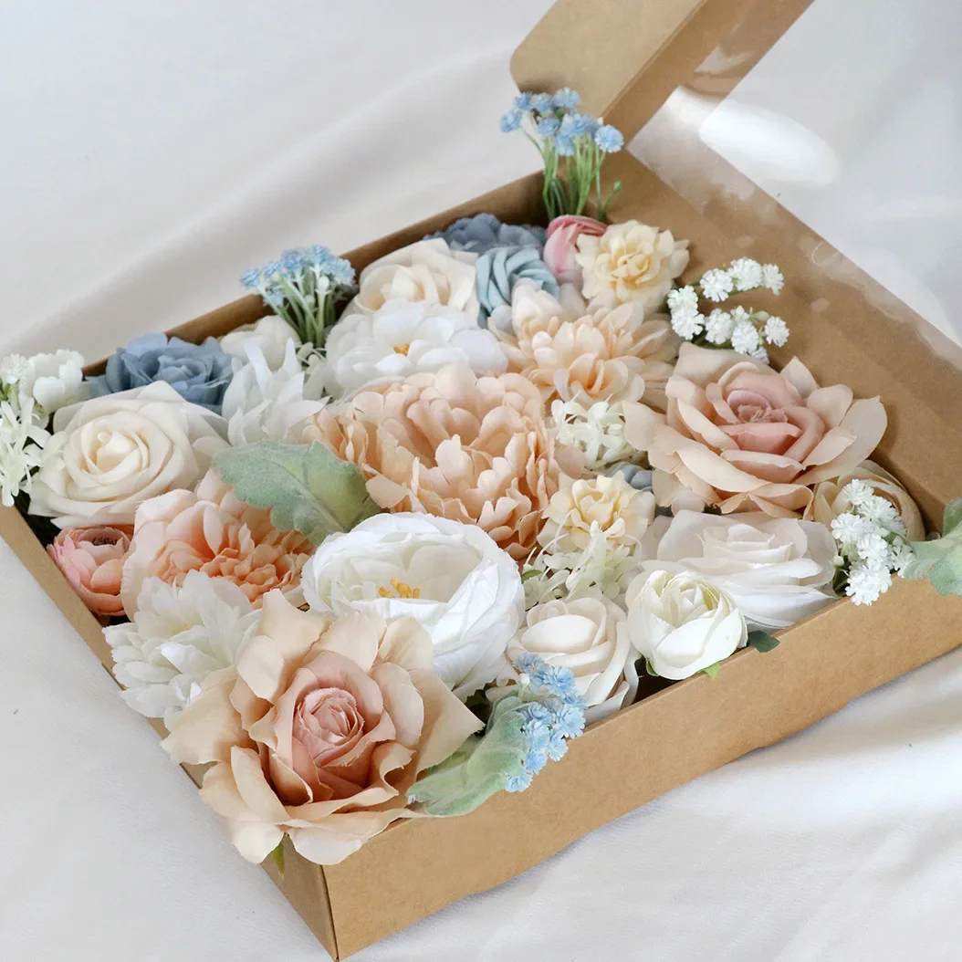 Artificial-Flowers-Box-Set-for-DIY-Wedding-Bouquets-Centerpieces-Arrangements-Party-Baby-Shower ...