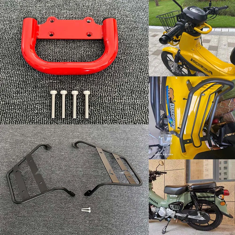 For-Honda-Cub-CC110-Motorcycle-Accessories-Side-Bag-Stand-CC-110-Side ...