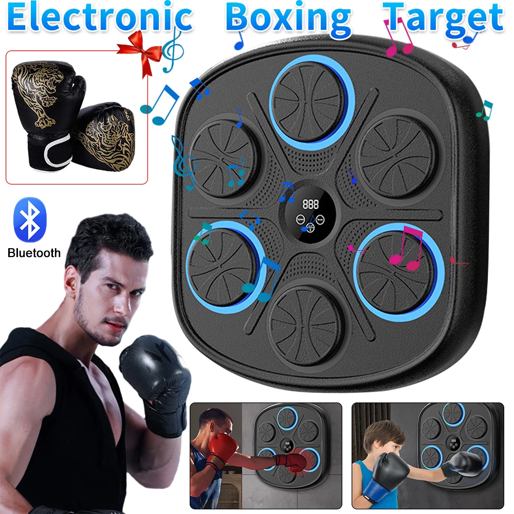Music-Boxing-Machine-Smart-Fun-Wall-Boxing-Training-Punching-Equipment ...