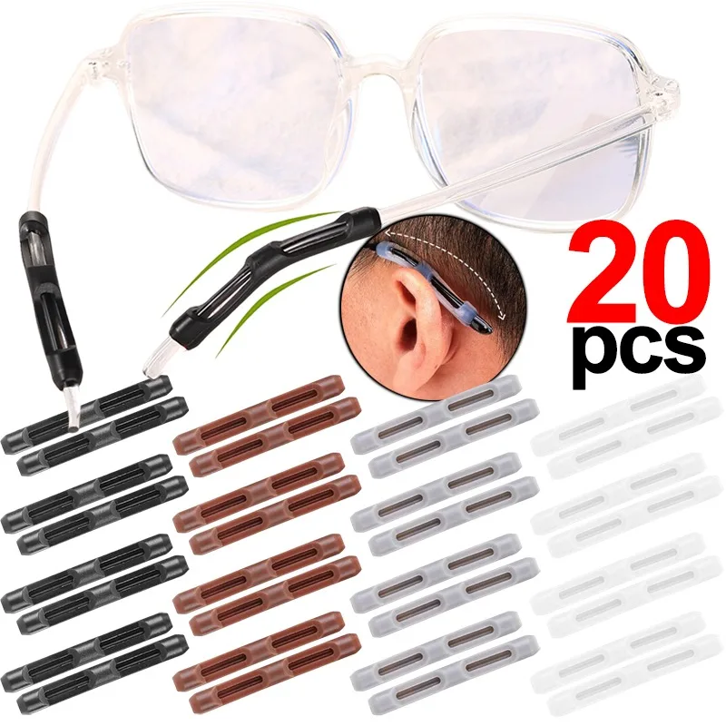 2-10pcs-Silicone-Anti-Slip-Ear-Hook-Soft-Sleeve-Elastic-Comfort-Glasses ...