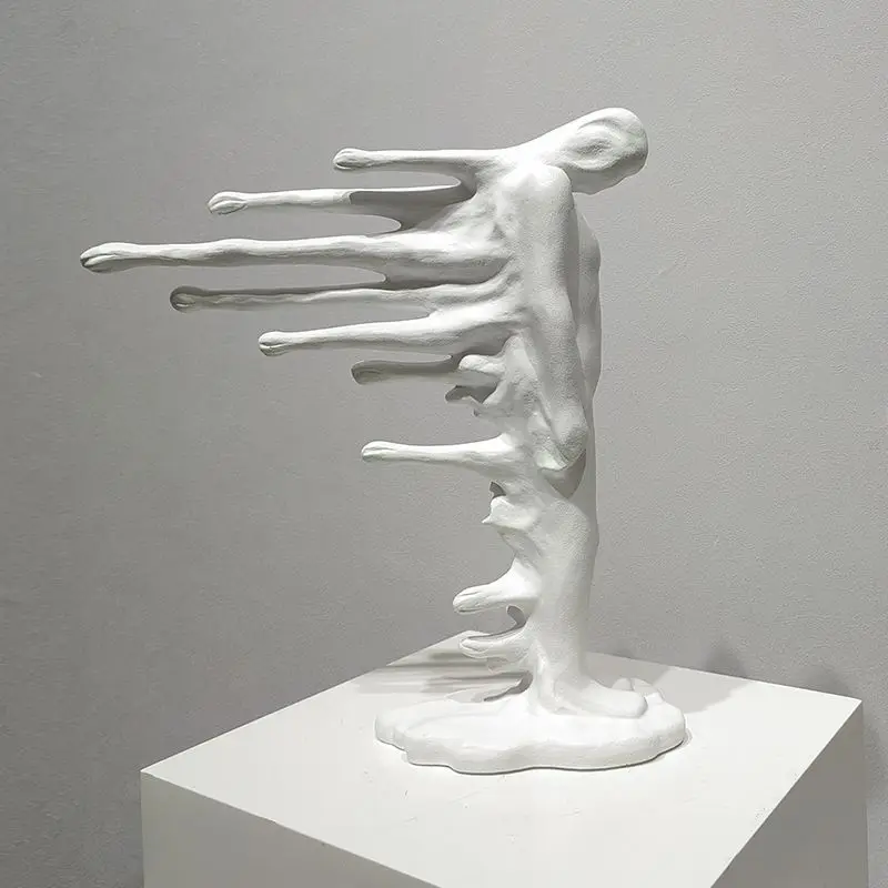 Resin-Figure-Sculpture-Abstract-Human-Body-Ornament-Water-Drop-Bevel ...