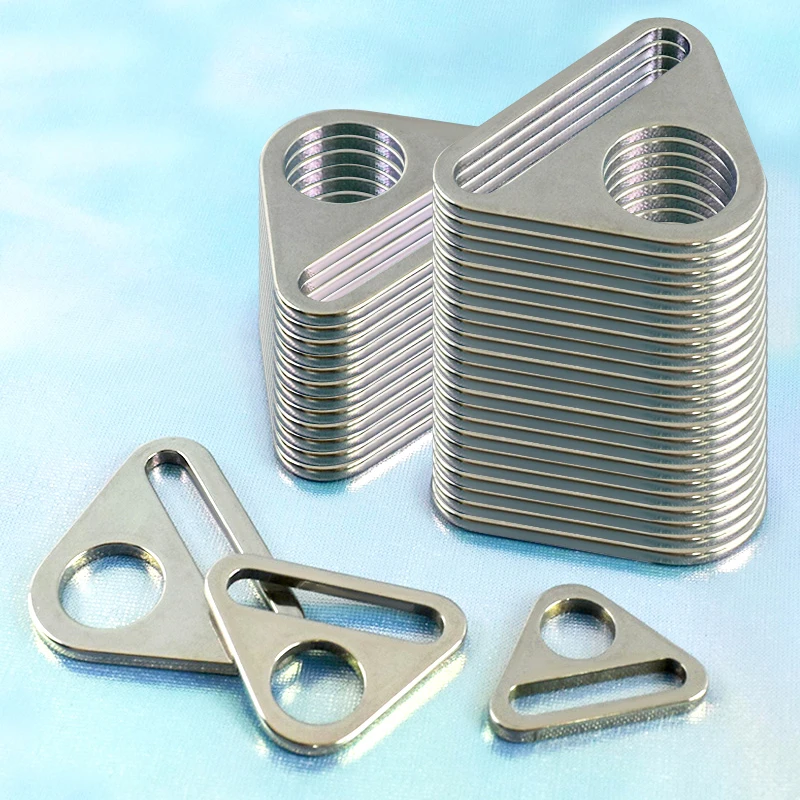 5-10Pcs 20-38mm Stainless Steel Triangle Buckles for Bag Strap Adjuster ...