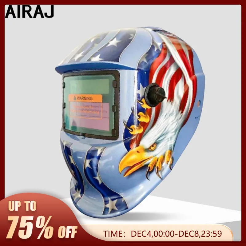 AIRAJWelding-Mask-Welder-Protection-Head-Worn-Solar-Automatic-Dimming ...