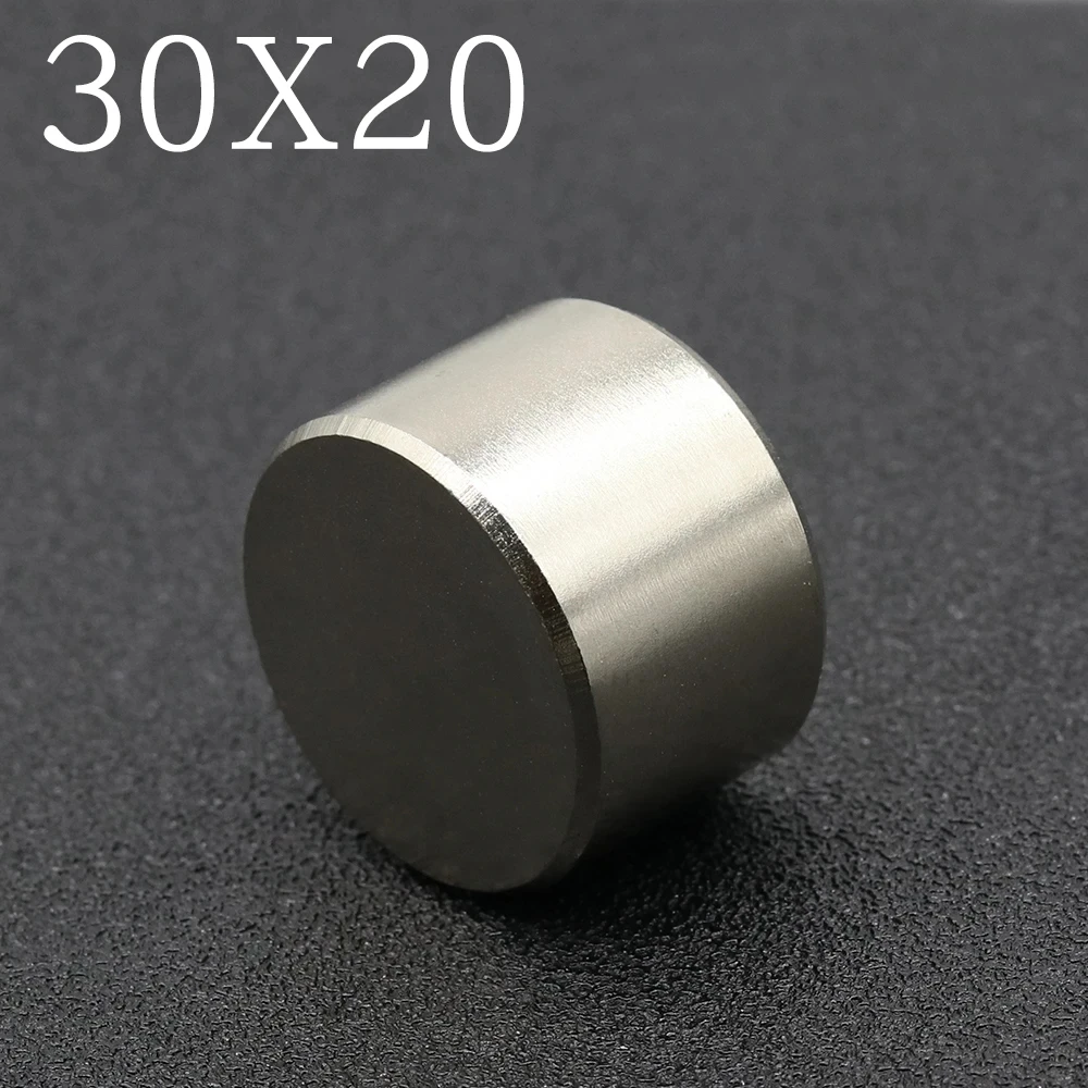 1-2-5-Pcs-30x20-Neodymium-Magnet-30mm-x-20mm-N35-NdFeB-Round-Super ...