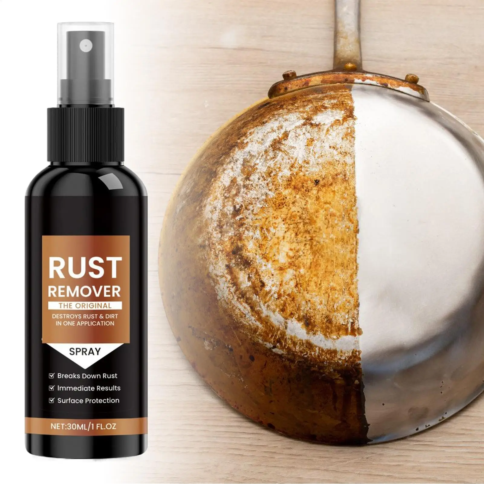 Rust Remover Spray For Metal Heavy Duty Rust Remover Effective ...