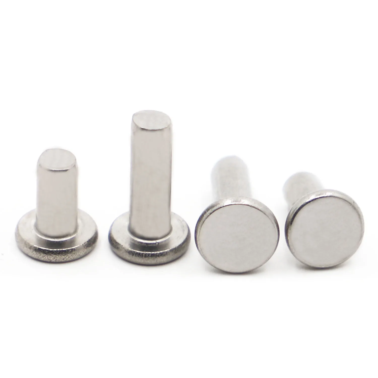 5 50pcs M2 M2.5 M3 M4 M5 M6 A2 304 Stainless Steel Flat Round Head ...