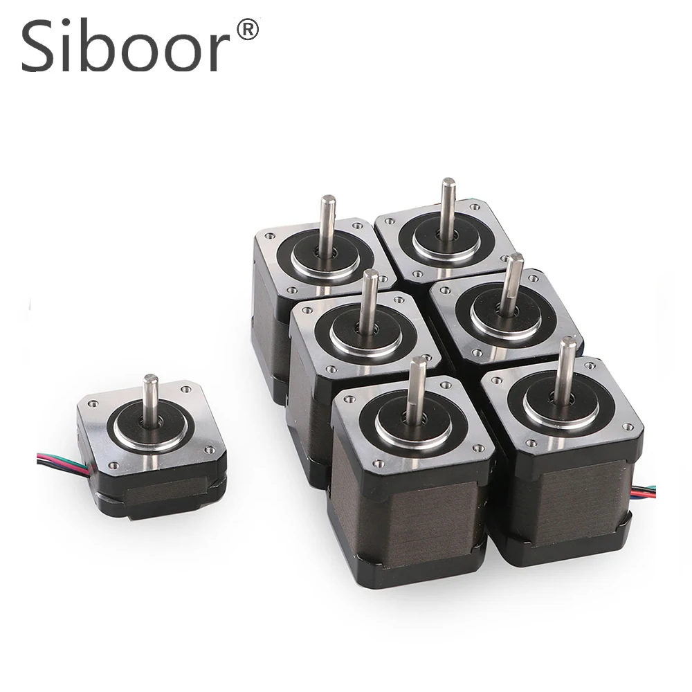 Stepperonline Motor Nema17HS19-2004S 1.8 degree 4248 Nema17 59Ncm(84oz ...