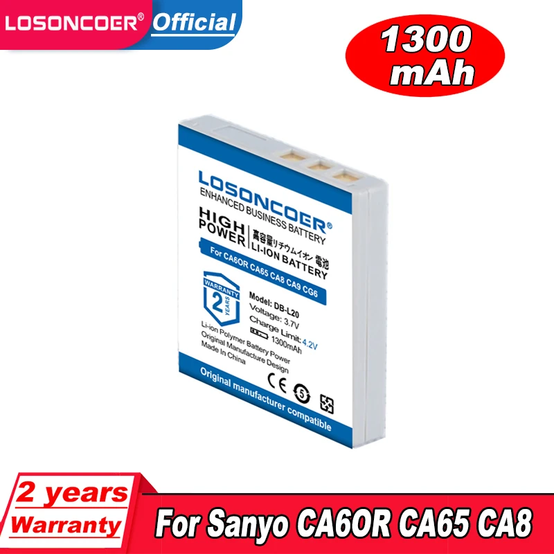 1300mAh-DB-L20-L20A-L20AU-Battery-For-Sanyo-Xacti-Digital-Cameras-Camcorders-VPC-CA6OR-CA65-CA8.jpg