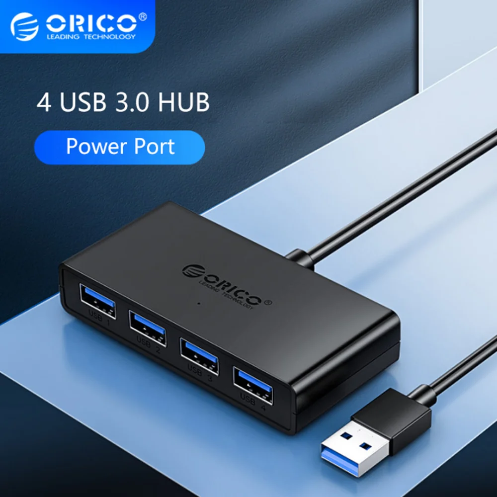 ORICO-4-Port-USB-3-0-Splitter-USB-HUB-With-Micro-USB-Power-Port ...