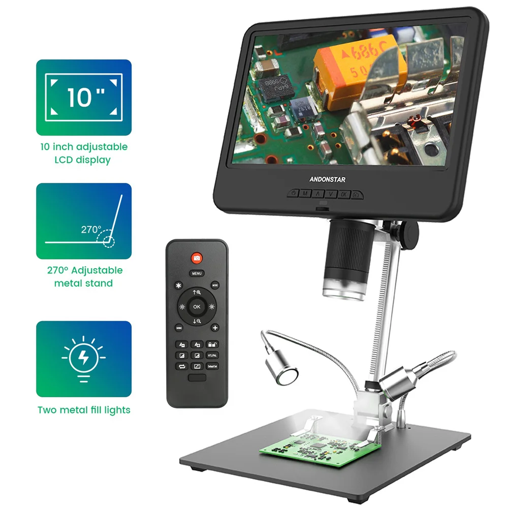 Andonstar-AD210-10-1inch-12-Million-Pixels-IPS-Digital-Microscope-260X ...