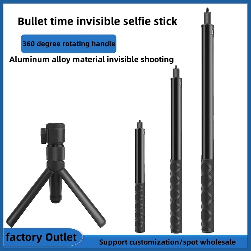 For-insta360-X3-GO-3-ACTION-4-bullet-time-selfie-stick-rotating-handle ...