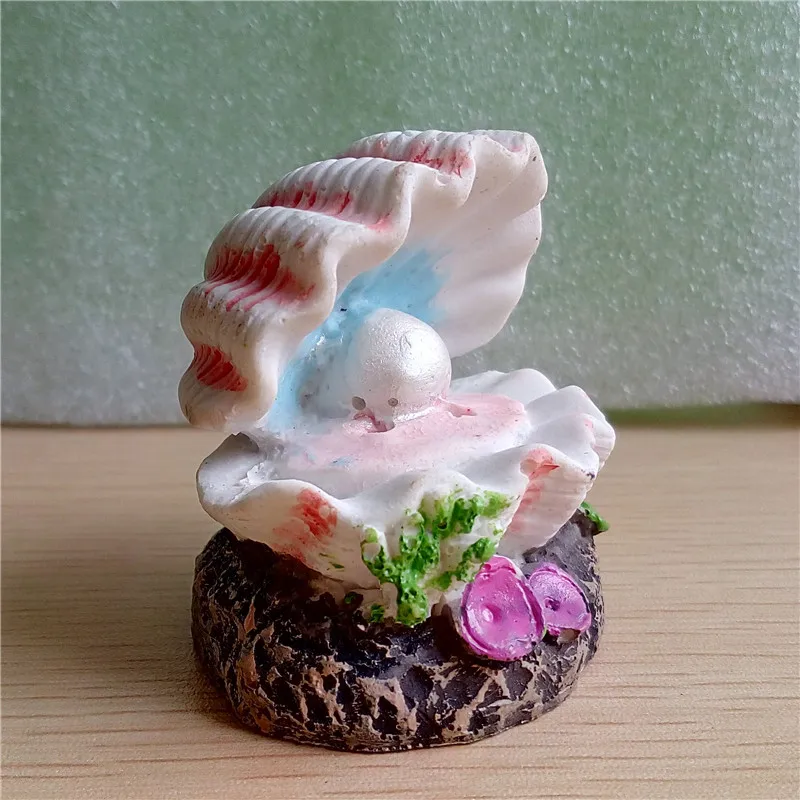 Aquarium-Pearl-Shell-Air-Bubble-Stone-Fish-Tank-Toys-Decoration-Air ...