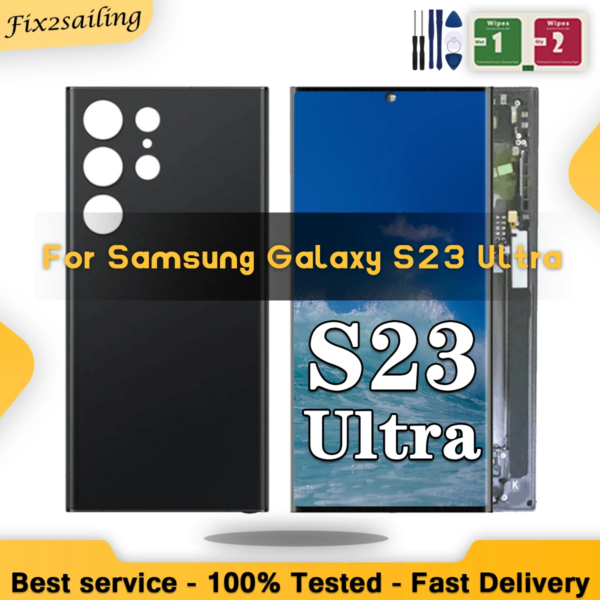 Super-OLED-LCD-Display-For-Samsung-Galaxy-S23-Ultra-5G-SM-S918B-SM ...