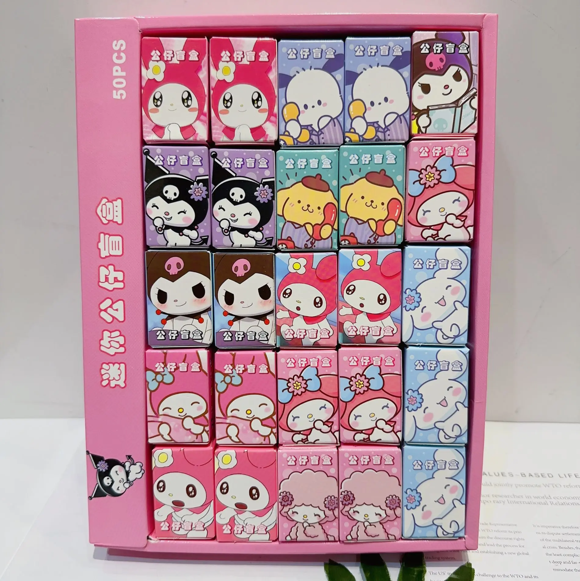 Sanurgente-Blind-Box-Butter-Cartoon-Figure-Toys-Hello-Kitty-Kuromi-Ice ...