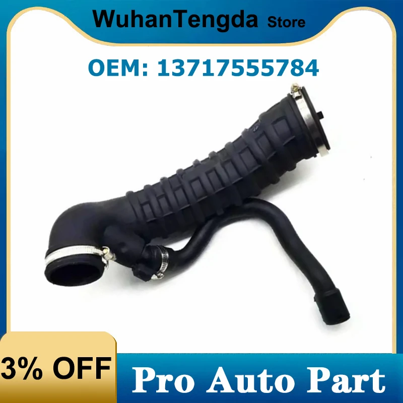 13717555784-Turbocharger-Intake-Boot-Air-Mass-Sensor-Duct-Pipe-Hose-for ...