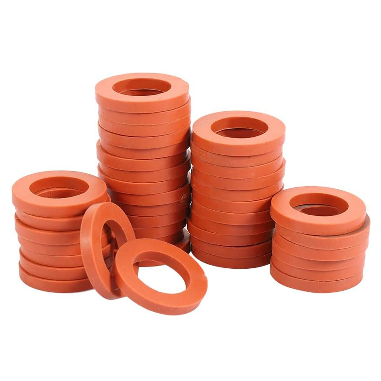 40-Pcs-Garden-Hose-Washer-Heavy-Duty-red-Rubber-Washer-Fit-All-Standard ...