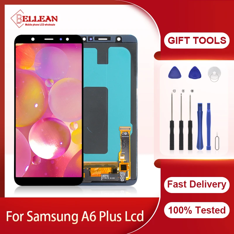 Tested Amoled A6 Plus Display For Samsung Galaxy A6 2018 lcd Touch ...