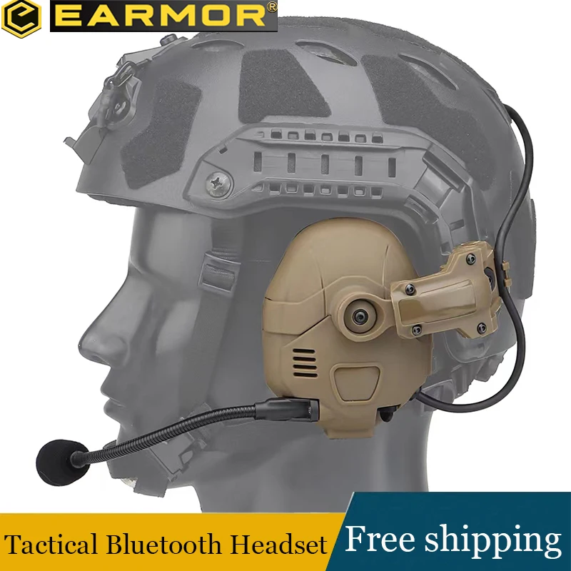 Tactical-Bluetooth-Headset-Military-Shooting-Earmuffs-Military-Helmet ...