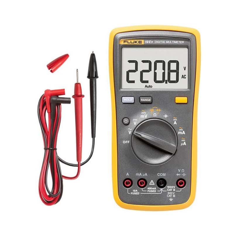 Orijinal-FLUKE-12E-F12E-Otomatik-Aral-Dijital-Multimetre-Metre-DMM-3-Y ...