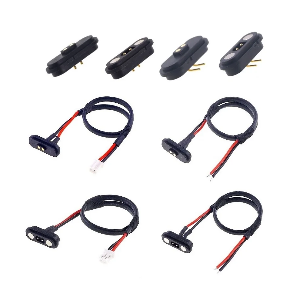 1-5-Pcs-2A12V-Waterproof-Magnetic-PogoPin-Connector-2Pin-Male-Female-2 ...