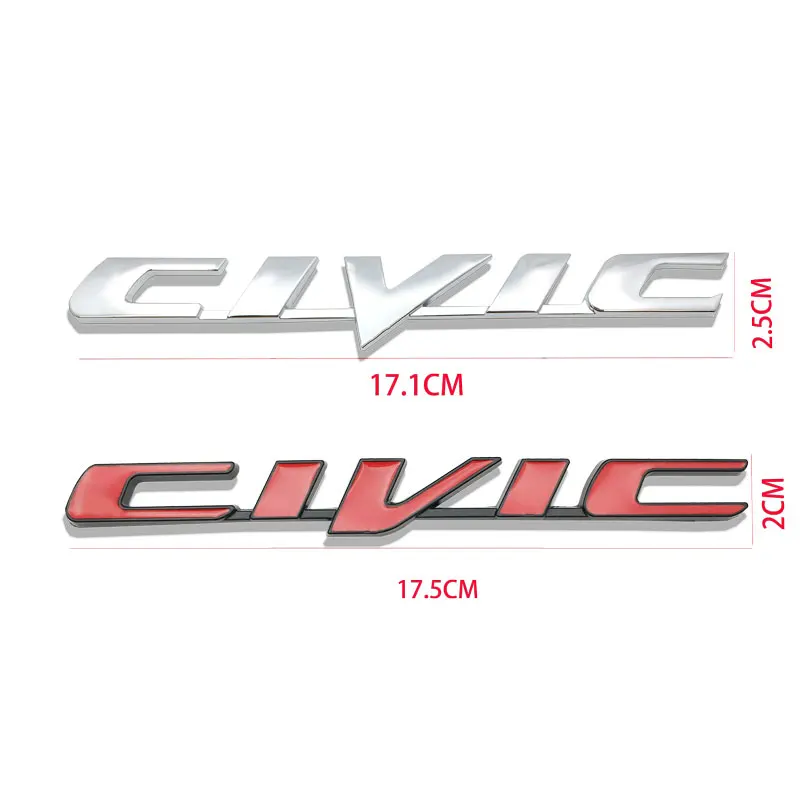 2022-2024 11th Gen Civic Black Out Rear Emblems – SWA, 56% OFF
