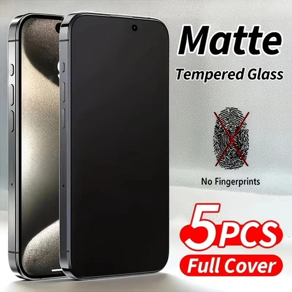 5pcs Matte Screen Protectors For Xiaomi Poco X6 Pro X5 X4 X4 X3 NFC M6 ...