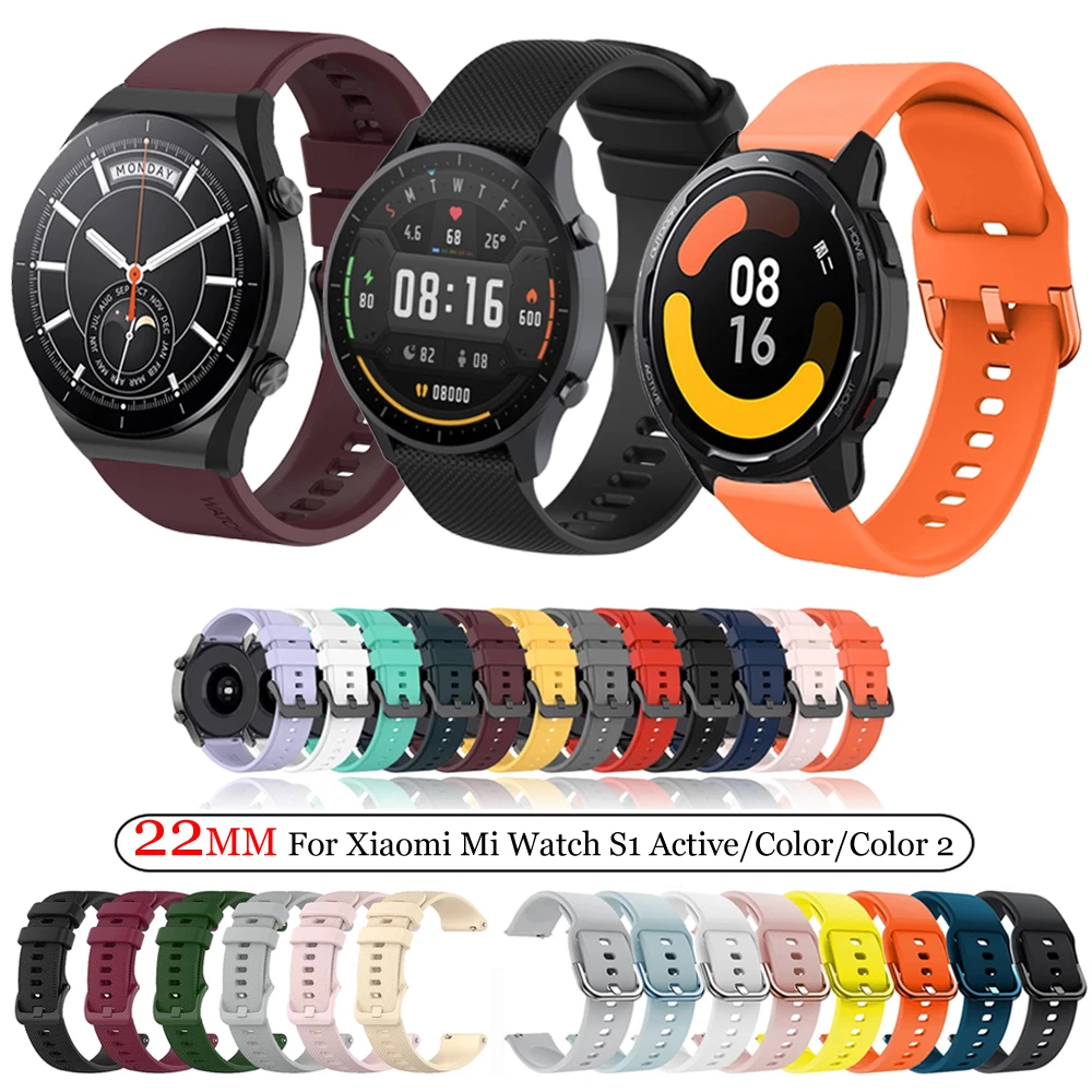 Replacement Strap For Xiaomi Mi Watch Strap Silicone Strap For Mi Watch ...