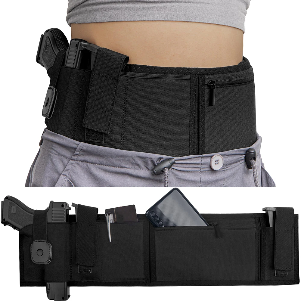 Tactical Belly Band Holster Concealed Carry Waist Band Pistol Holster ...