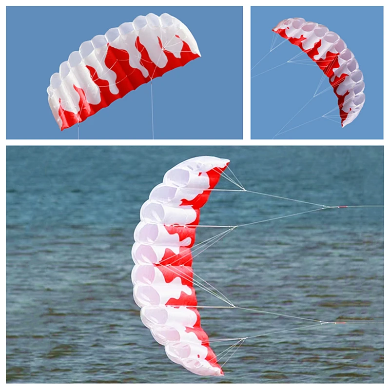 Outdoor-Windsurf-Flameless-Kite-String-Linha-Dupla-Stunt-Power-Kite ...