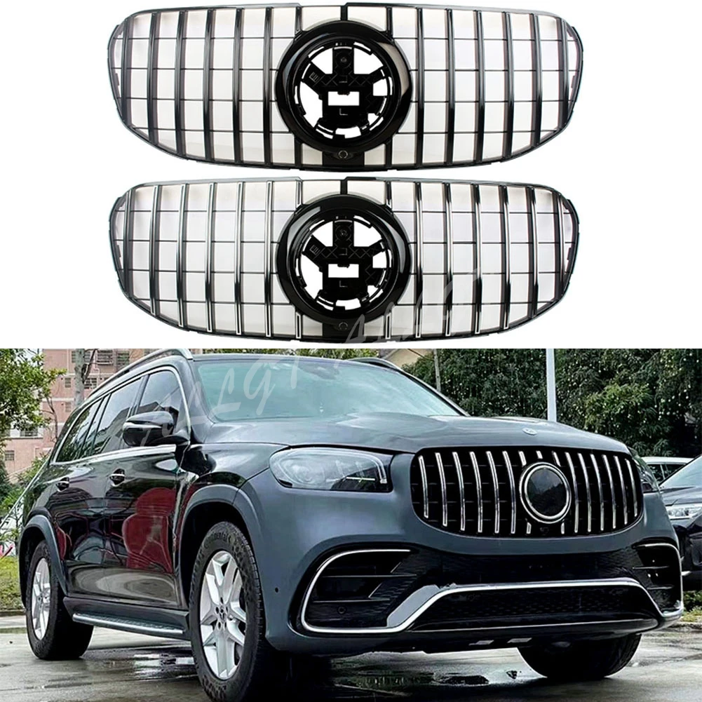 Car Front Bumper Grille Upper Billet Racing Facelift Grill Fit For ...