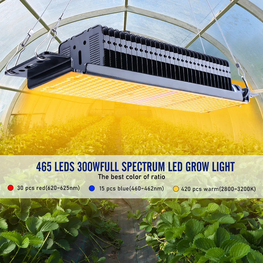 1-10pcs-300W-Full-spectrum-Lamp-Warm-LED-Grow-Light-for-Speed-Growing ...