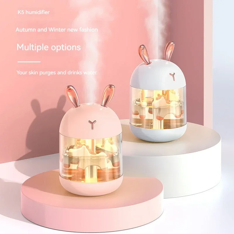 New-cute-rabbit-usb-mini-humidifier-home-silent-small-desktop-bedroom ...