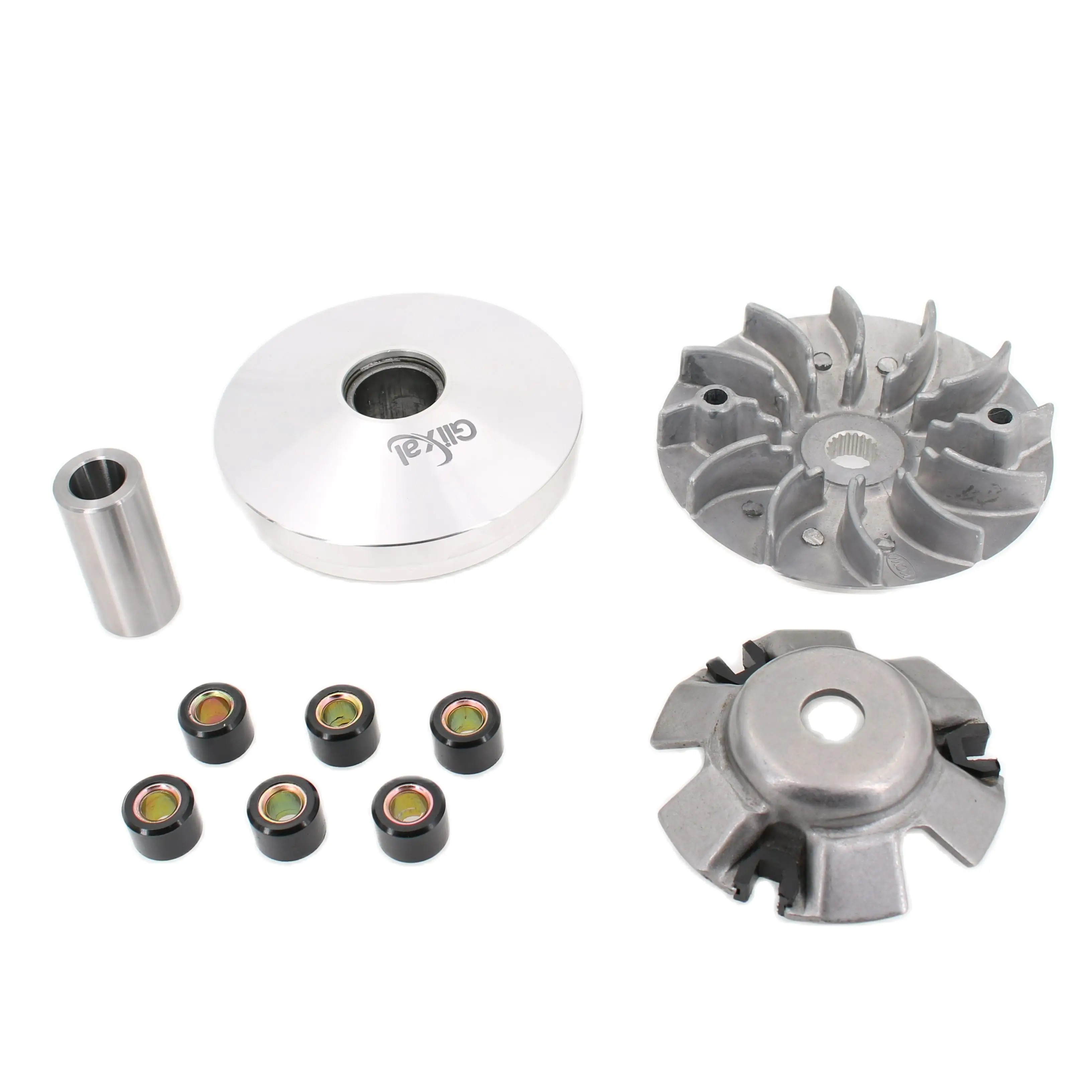 Glixal GY6 125cc 150cc Front Drive Clutch Variator Kit with Rollers for ...