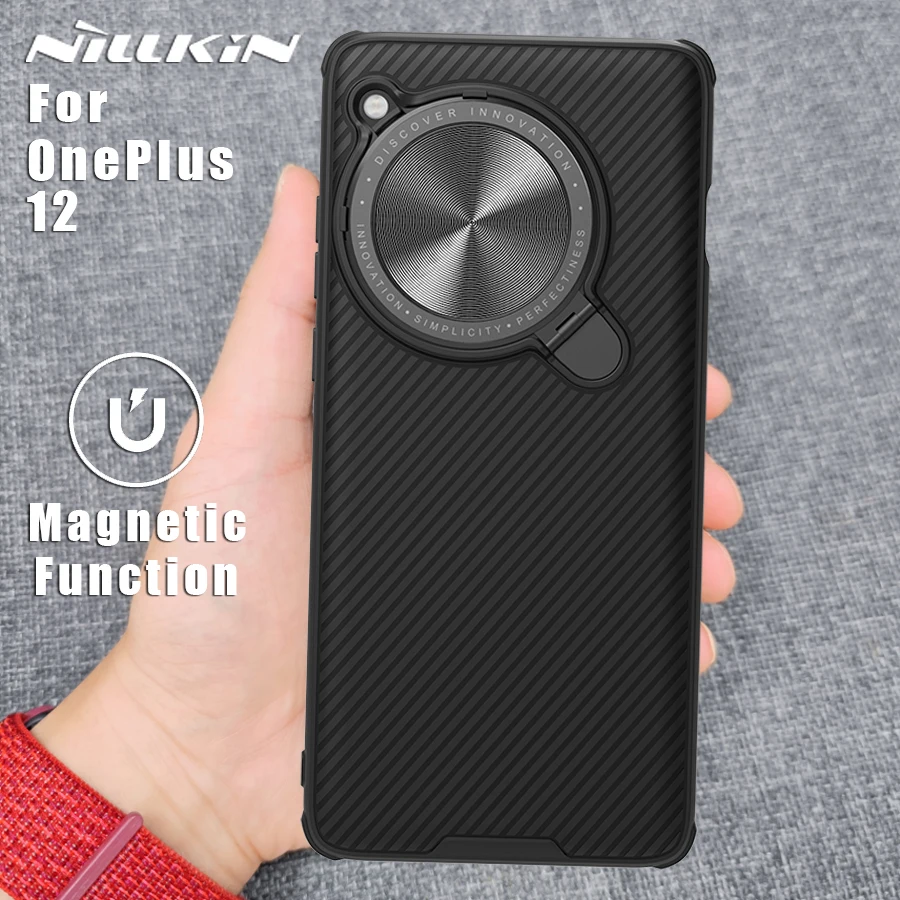 NILLKIN-for-OnePlus-12-5G-case-Magnetic-Adapt-Magsafe-Lens-360-full ...
